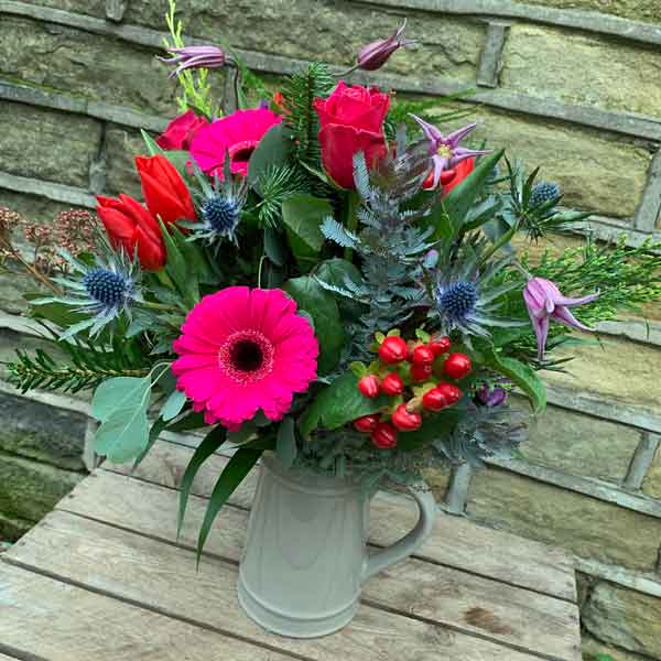 Festive Jewel Jug – Simply Flowers – Brighouse – Beautiful flowers ...